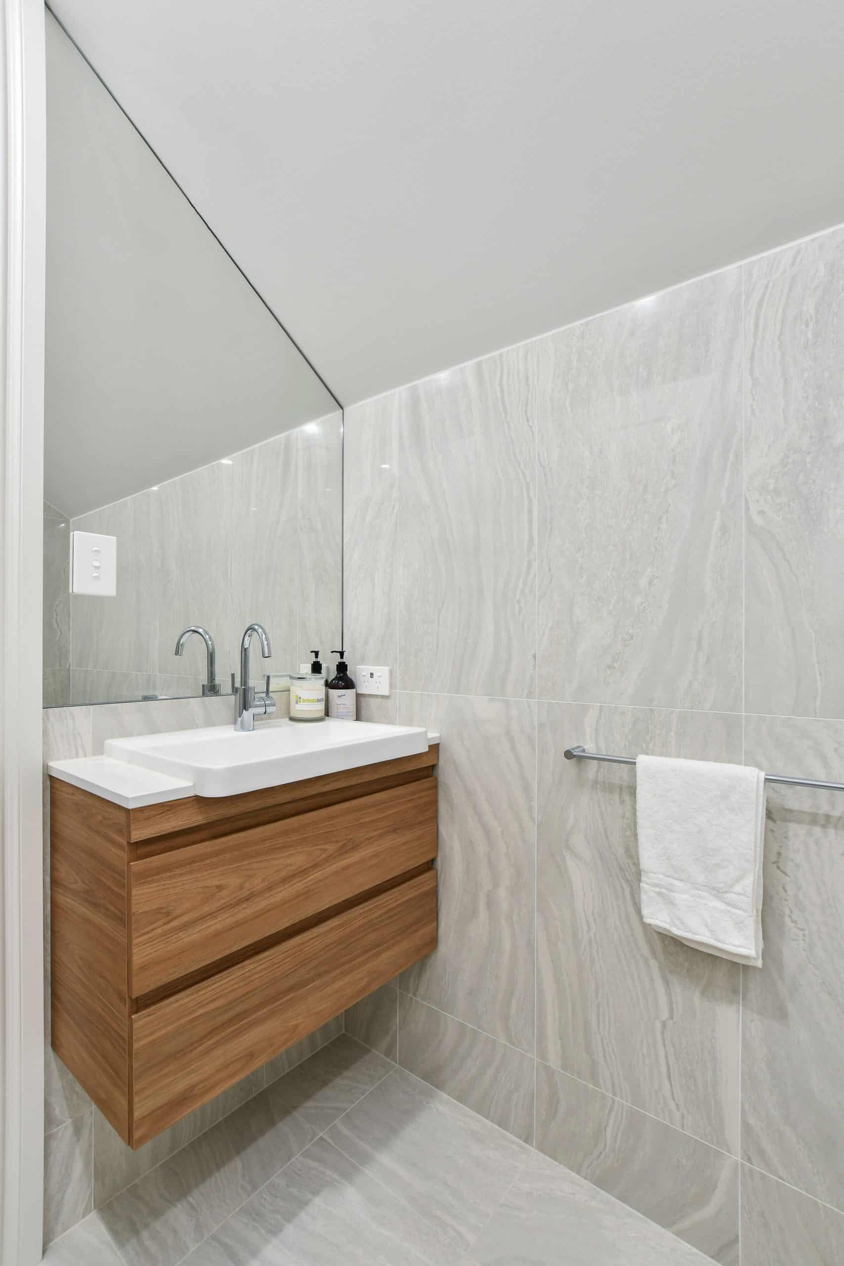 Under Stair Vanity - Inspired Interiors by Robyn Cote